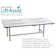 Seachrome White Bariatric Transfer Bench Seat with Legs | Wayfair